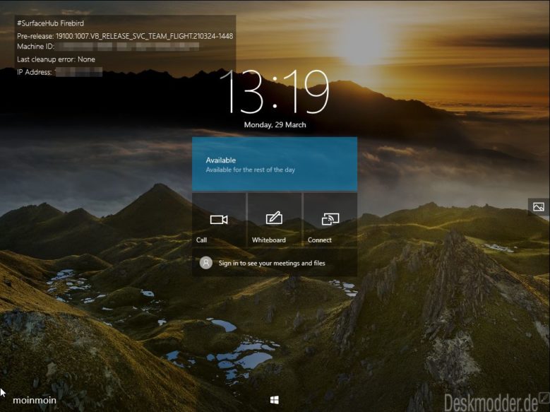 Windows 10 Team 19100 einmal angeschaut - Deskmodder.de