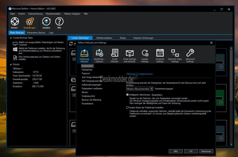 Macrium Reflect 8 (Free) mit sehr vielen Verbesserungen [Download ...