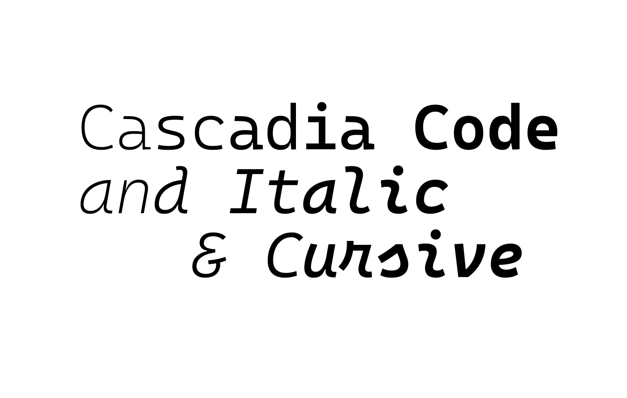 Cascadia Code 2110.31 Schriftart mit einigen Korrekturen - Deskmodder.de