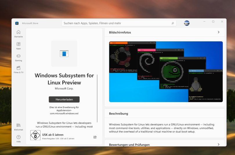 Windows Subsystem for Linux im Microsoft Store für Windows 11 - WSL ...