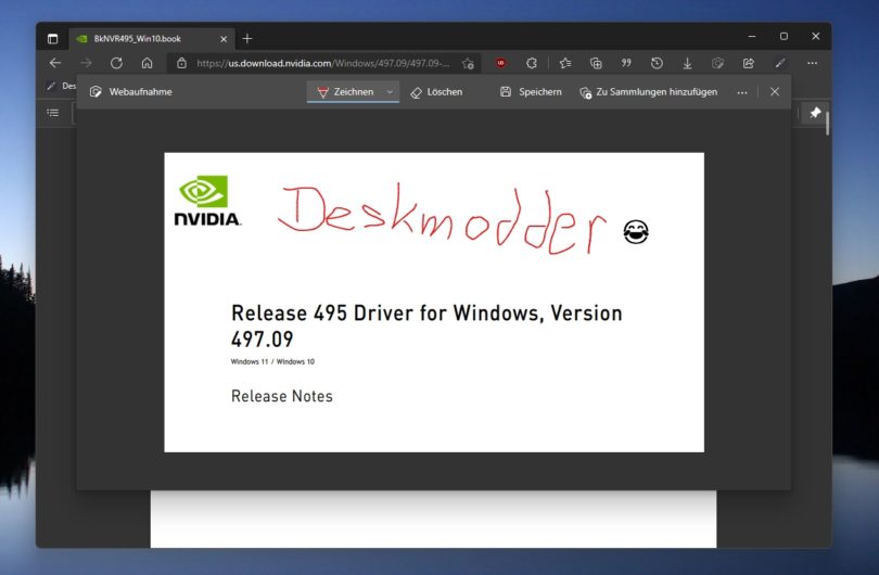 Microsoft Edge PDF Webaufnahme (Screenshot) ist jetzt möglich ...