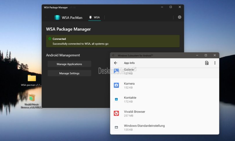 WSA PacMan - Android Apps (APK) unter Windows 11 einfach installieren (Portabel) - Deskmodder.de