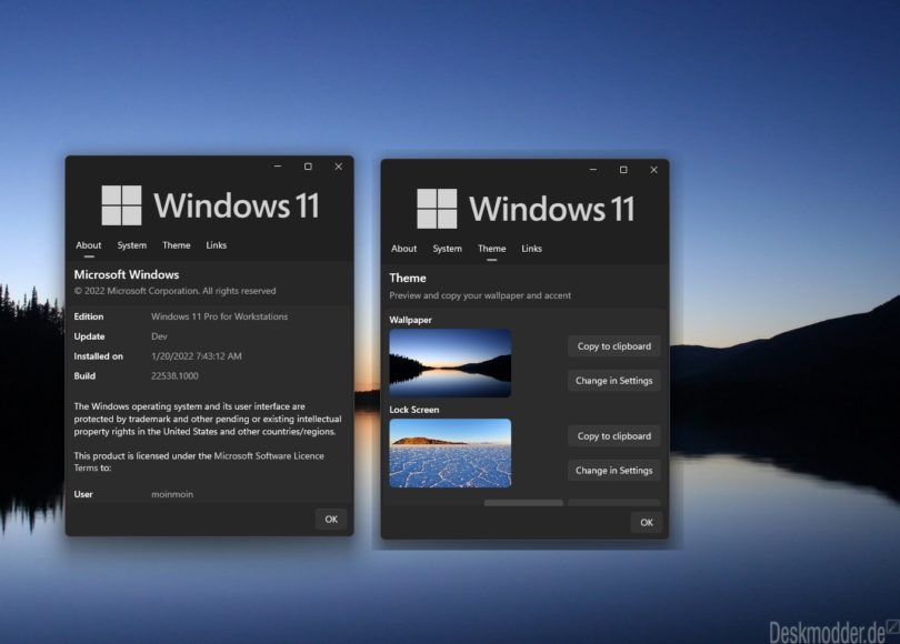 Winver im schicken Windows 11 Design als UWP App [Update] - Deskmodder.de