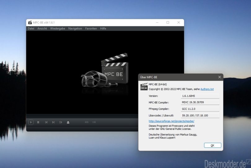 MPC-BE 1.6.1 - Media Player Classic BE mit einigen Verbesserungen ...