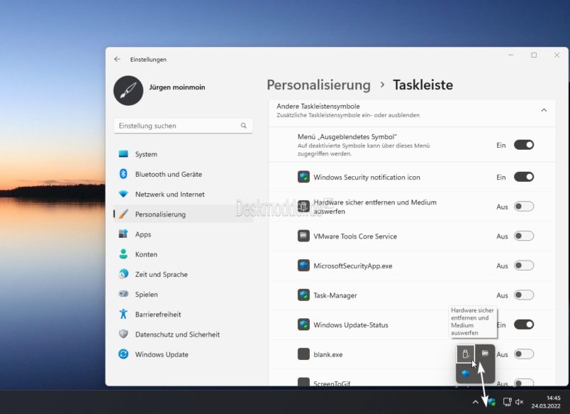Windows 11: Alle Symbole Im Systray Anzeigen Lassen – KTSC