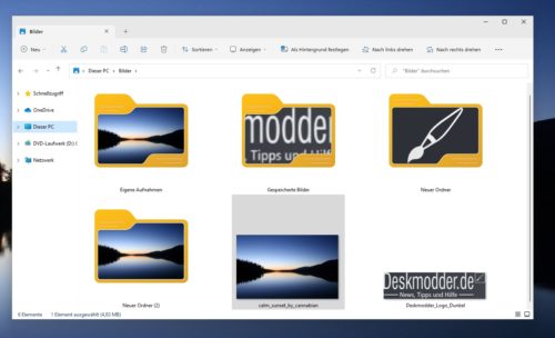 Windows 11 22H2 Vorschaubilder der Ordner lassen sich wieder ändern ...