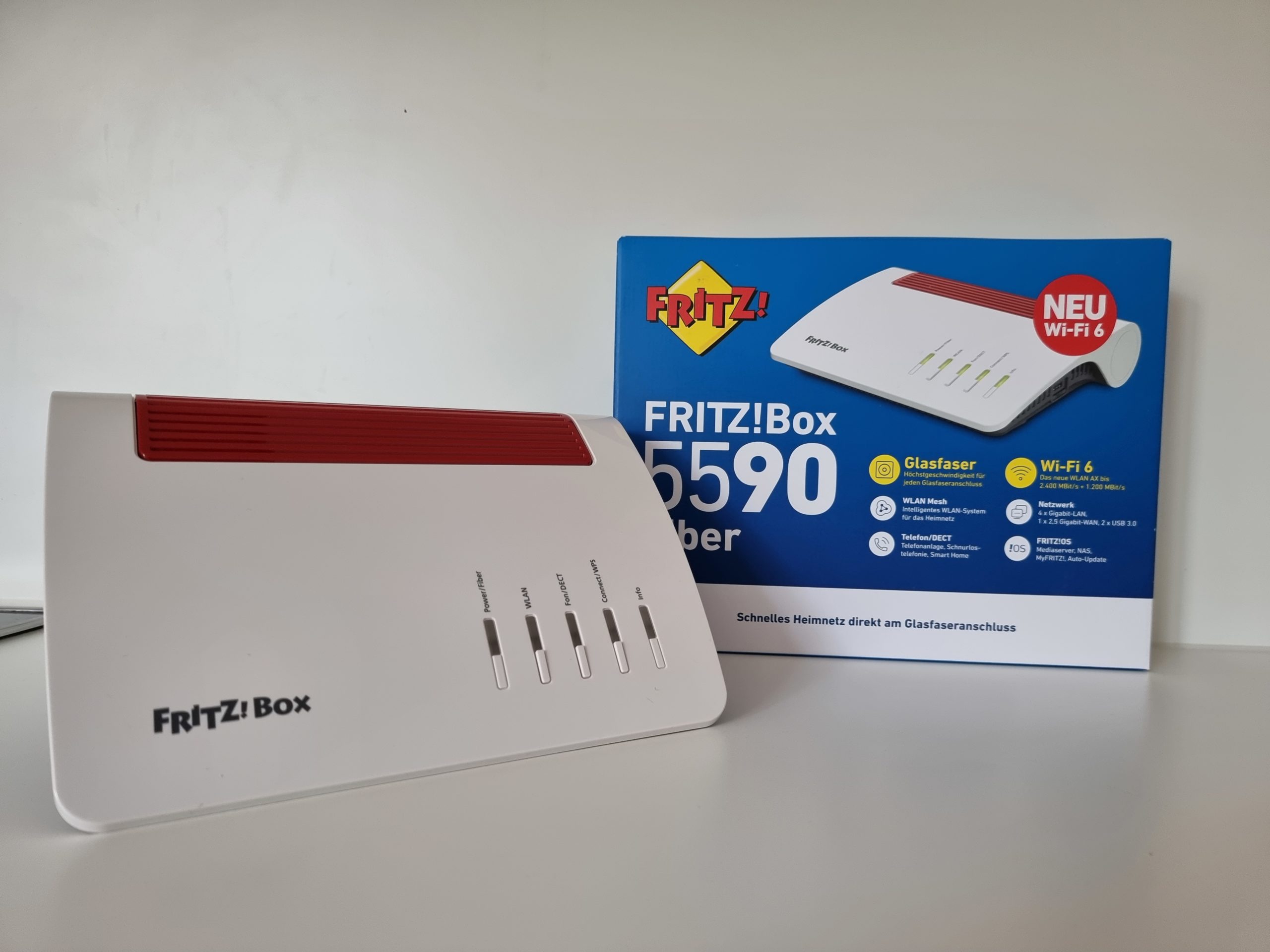FRITZ!Box 5590: Glasfaser Topmodell von AVM im Test - Deskmodder.de