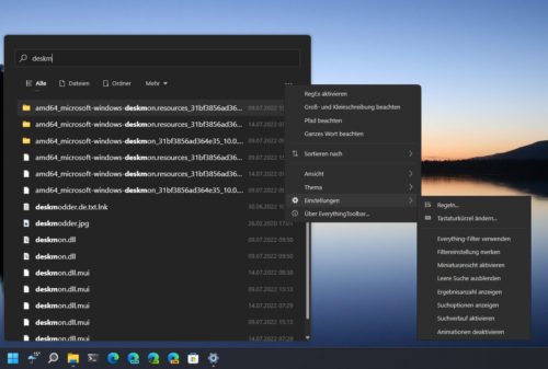 EverythingToolbar 1.0.5 mit weiteren Verbesserungen nicht nur für ...