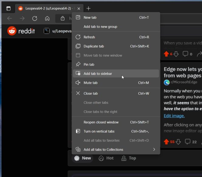 Microsoft Edge: Die Seitenleiste kann jetzt für deine Favoriten genutzt ...