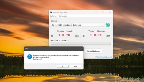 Ventoy 1.0.78 mit weiteren Verbesserungen und ISO zum Löschen des ...