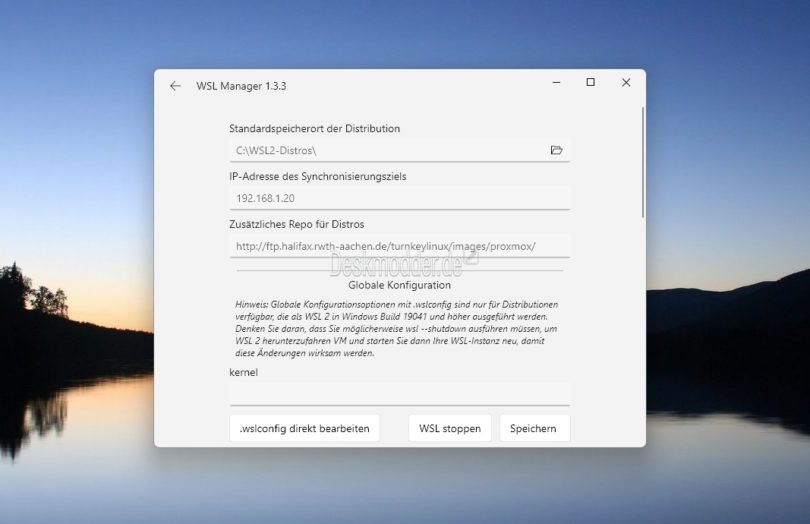 WSL Distro Manager - Linux WSL Manager mit vielen Funktionen ...