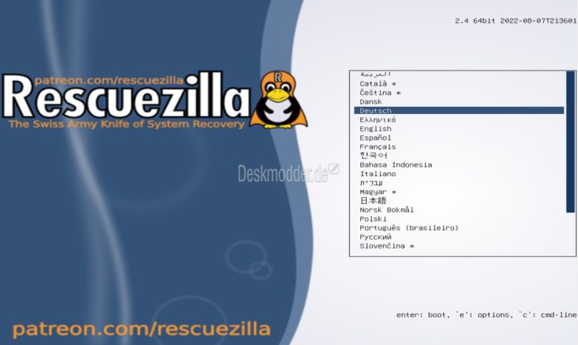 Rescuezilla 2.4 - Clonezilla-GUI nicht nur als Backup-Tool mit vielen ...
