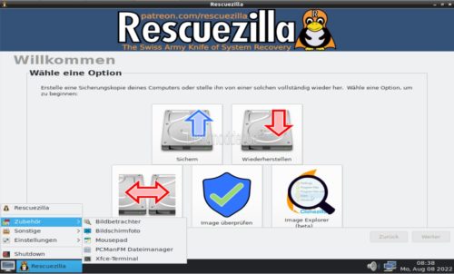 Rescuezilla 2.4 - Clonezilla-GUI nicht nur als Backup-Tool mit vielen ...