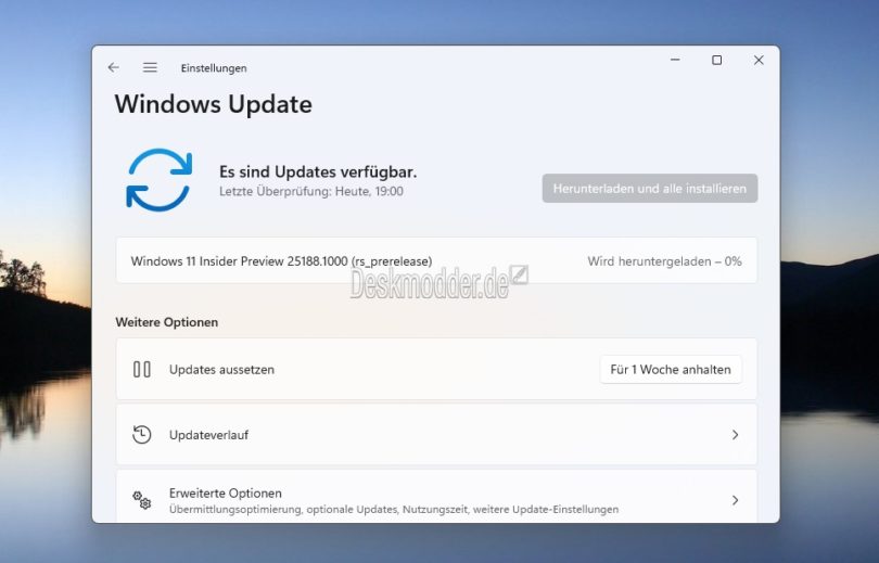 Windows 11 25188 steht für die Insider im Dev-Kanal bereit + SDK als ...