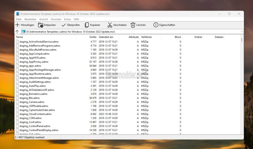 Administrative Templates (.admx) für Windows 10 22H2 (19045) und ...