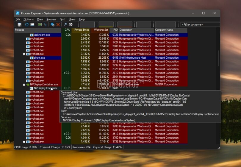 Sysinternals aktualisiert Process Explorer 17.01, ProcDump 11.0 und ...