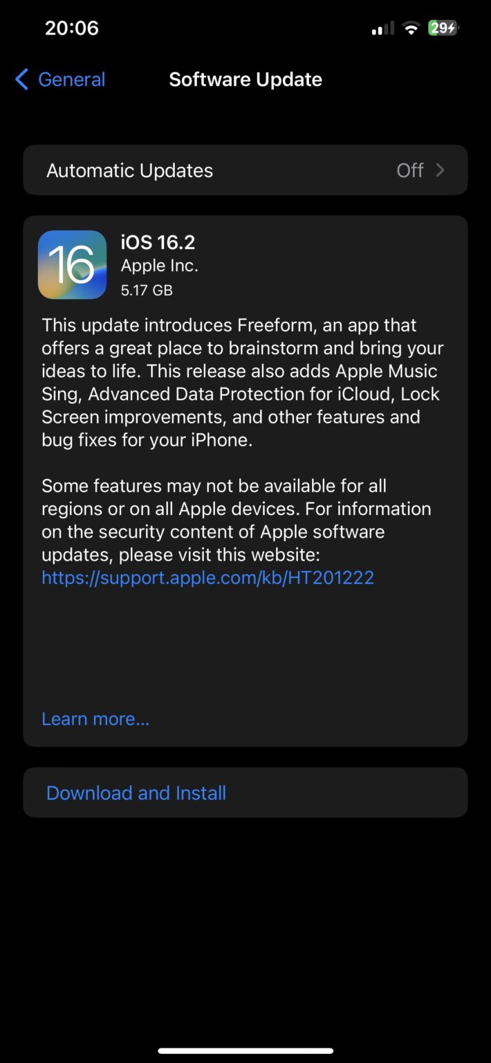 iOS 16.2 – Release Candidate & mehr freigegeben - Deskmodder.de