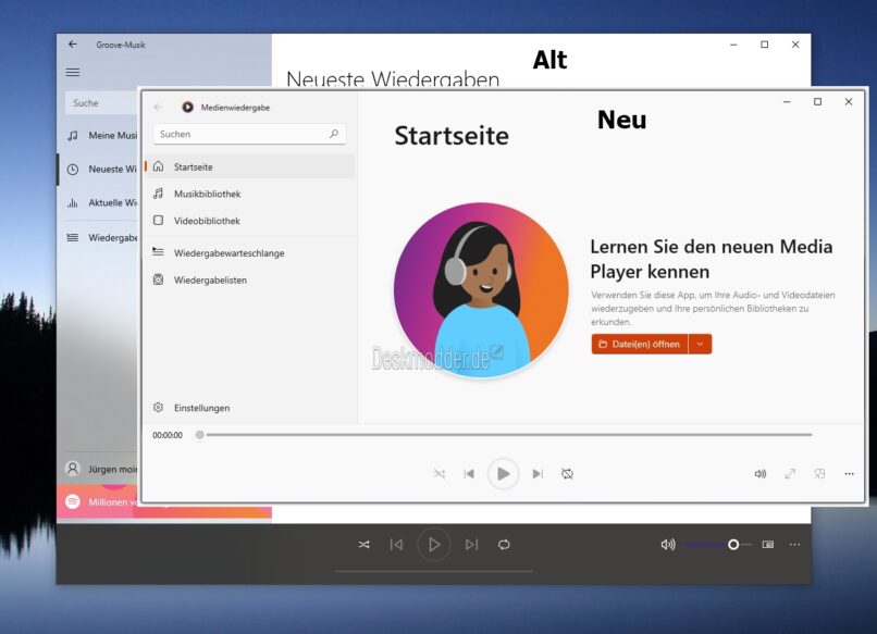 Windows 10: Medienwiedergabe ersetzt Groove Music [Update: Jetzt auch ...