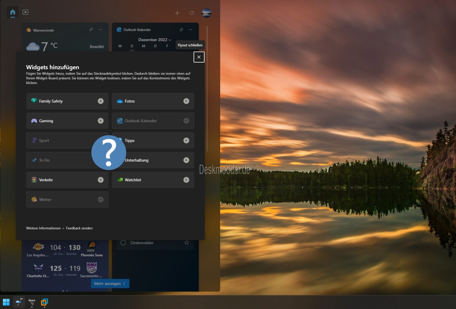 Windows 11: Wo bleiben die neuen und externen Widgets? - Deskmodder.de