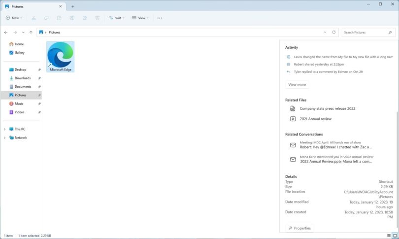Windows 11 Datei Explorer mit neuer Detail-Ansicht - Deskmodder.de