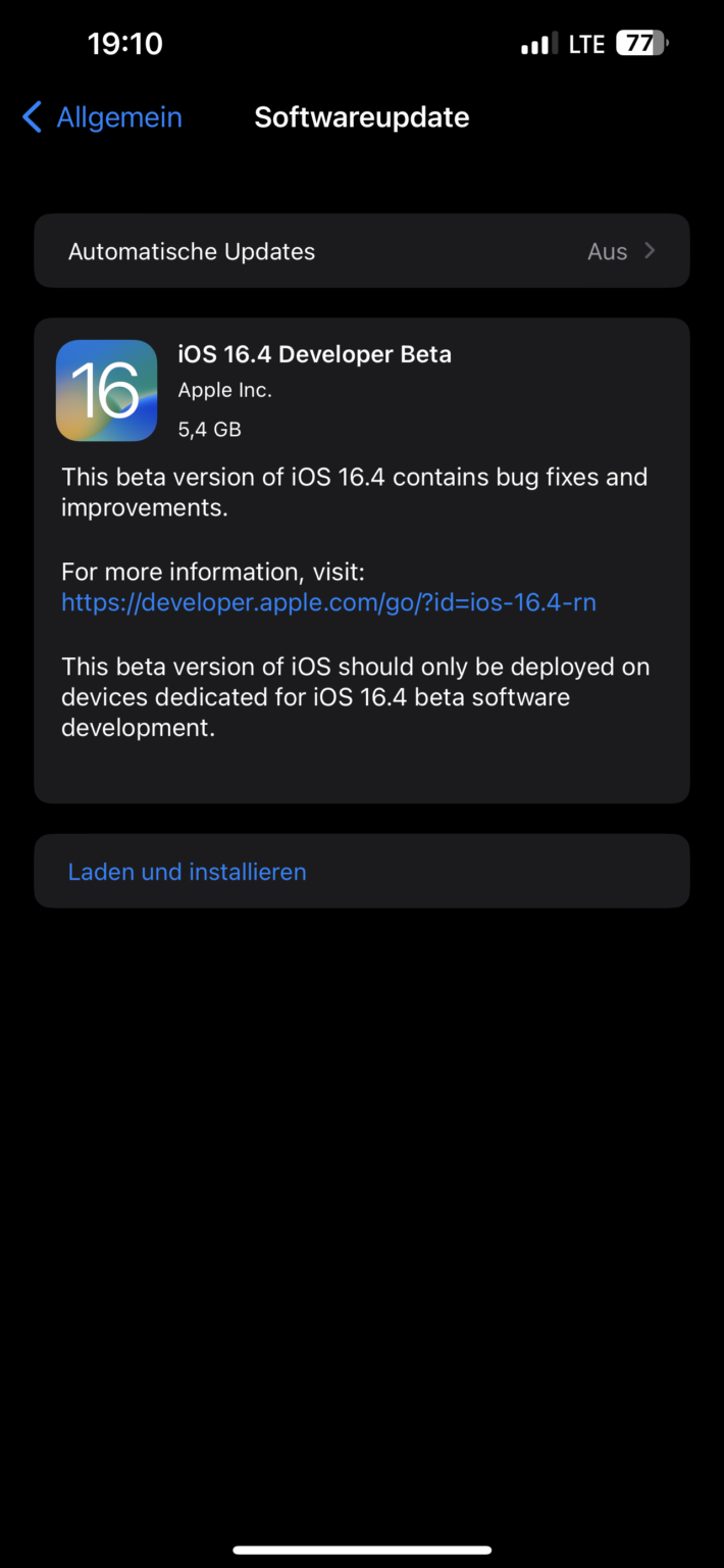 iOS 16.4 Developer Beta 1 & mehr veröffentlicht - Deskmodder.de