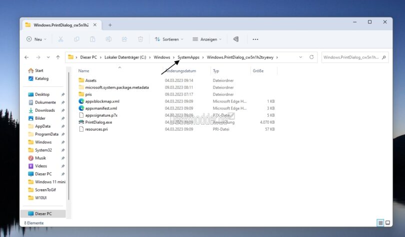 Windows 11: File Explorer and print dialog now under SystemApp ...
