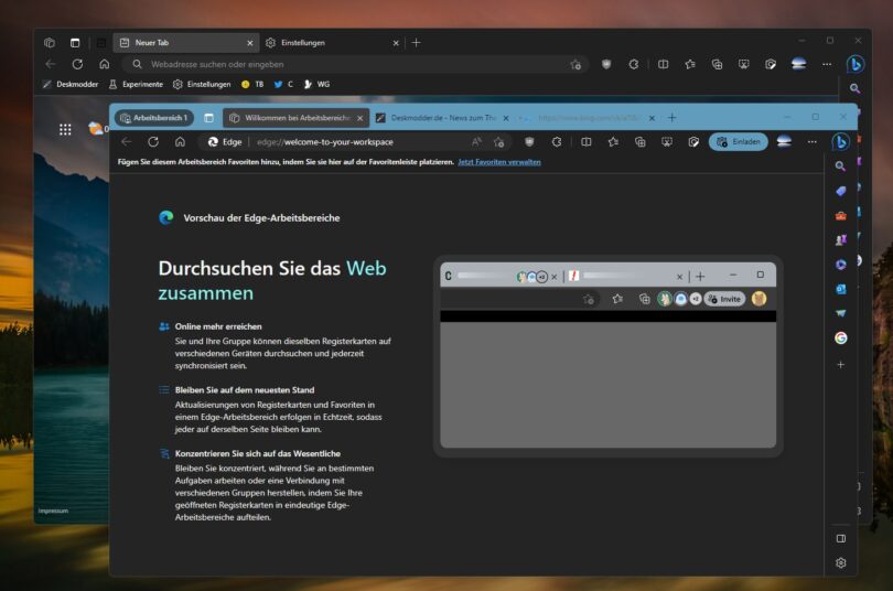 Microsoft Edge 113 (113.0.1774.3) im Dev Kanal und Ankündigung der ...