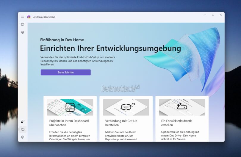 Dev Home als Kontrollzentrum für Windows mit Widgets für Windows 11 ...
