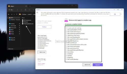 Windows 11 Apps löschen - JunkCtrl kann helfen und bald auch mehr [Update] - Deskmodder.de