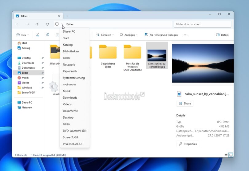 Windows 11 (23H2) Neuen Datei Explorer einmal angeschaut - Deskmodder.de