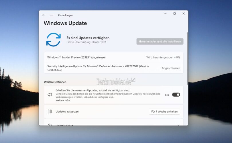 Windows 11 25393 auch als ISO im Canary Kanal erschienen + SDK, ADK als ...