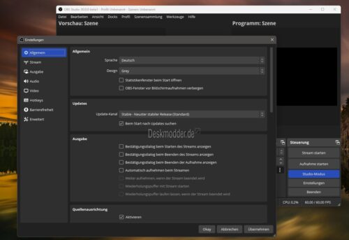 OBS Studio 30.0 als finale Version steht zum Download bereit ...