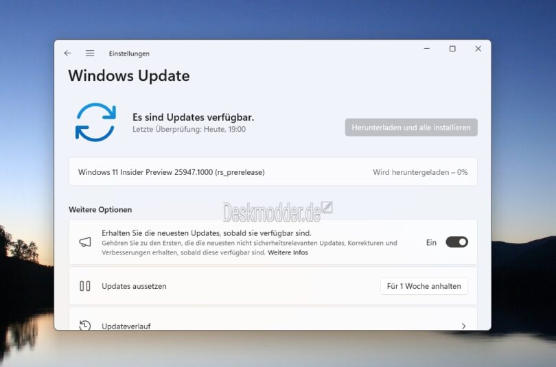 Windows 11 25947 im Canary Kanal inkl SDK als ISO - Deskmodder.de