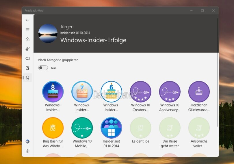 Windows Insider - 9 Jahre Technical Previews, verschiedene Ringe und ...