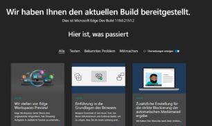 Microsoft Edge 119.0.2151.2 Dev mit neuen Funktionen und der crdownload ...