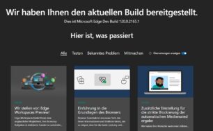Microsoft Edge 120 (120.0.2165.1) im Dev-Kanal erschienen - Deskmodder.de