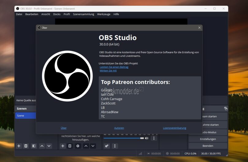 OBS Studio 30.0 als finale Version steht zum Download bereit ...