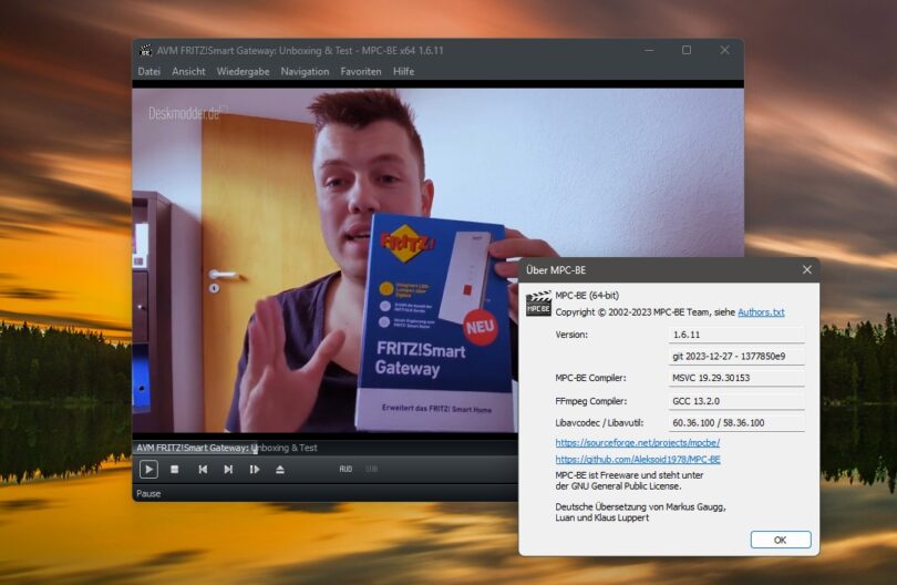 Media Player Classic MPC-BE 1.6.11 und MPC-HC 2.1.3.10 erschienen ...