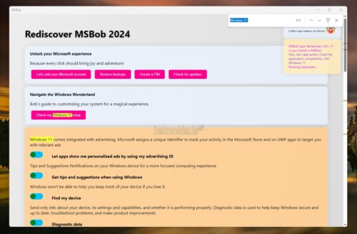 Microsoft Bob (MSBob) für Windows 11 / 10 als nachträgliches Add-on für ...