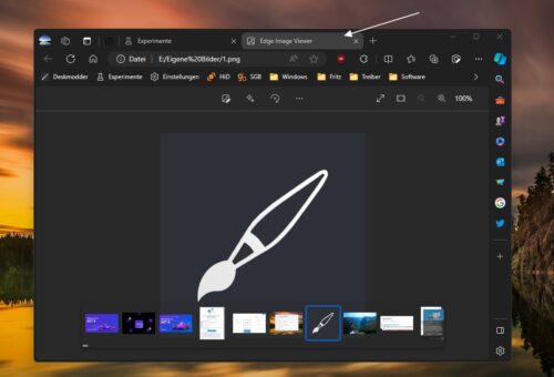 Microsoft Edge Bilder direkt im neuen Tab öffnen und bearbeiten ...