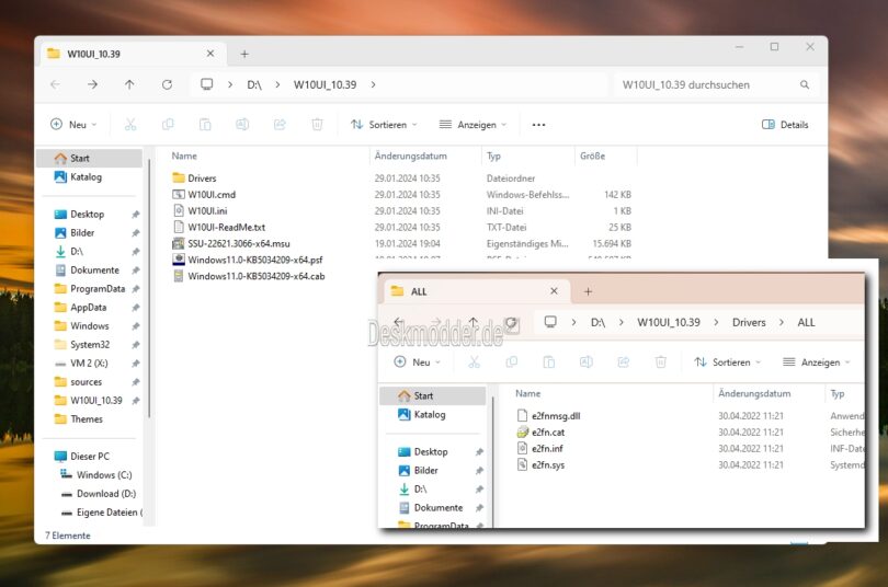 Win10UI und UUP-Converter integrieren jetzt auch Treiber - Deskmodder.de