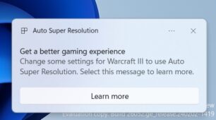 Windows 11 24H2 gets automatic super resolution for games - GAMINGDEPUTY