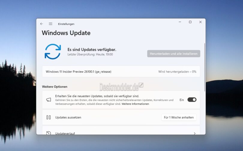 Windows 11 24H2 26100 im Dev- und Canary Kanal inkl. SDK als ISO ("RTM ...