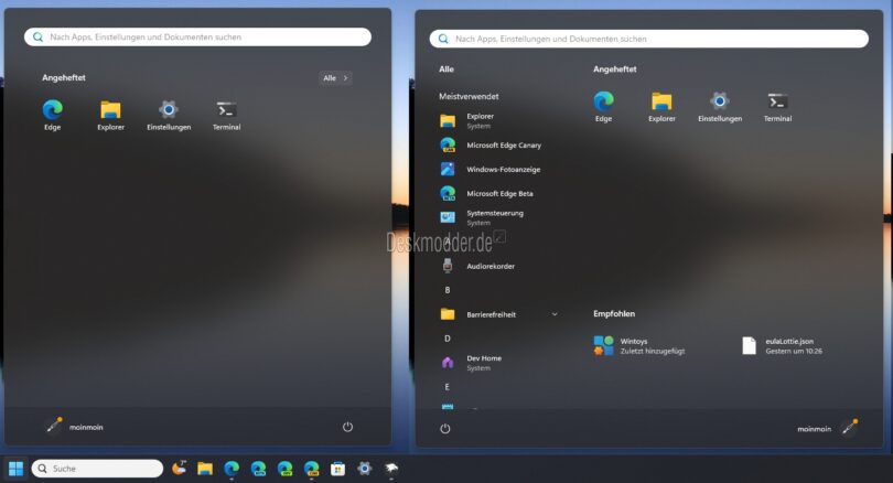 Windows 11 Start Menu Styler - Design your own Windows 11 start menu ...