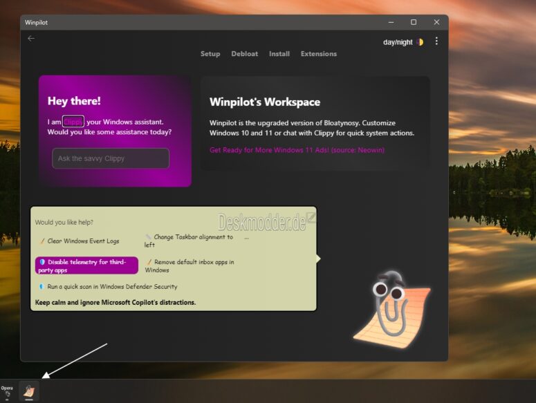 Winpilot 2024.5.4 Neu mit Clippy als Icon und Korrekturen - Deskmodder.de