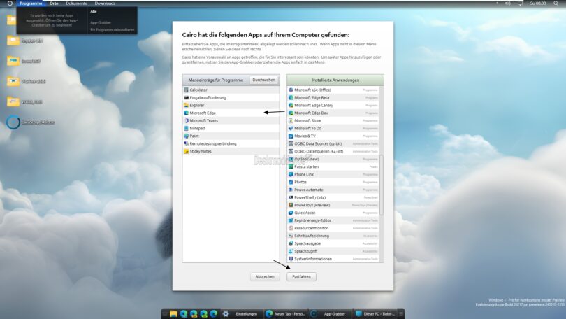Cairo Desktop Shell Ersatz für Windows 7 bis Windows 11 24H2 in neuer ...