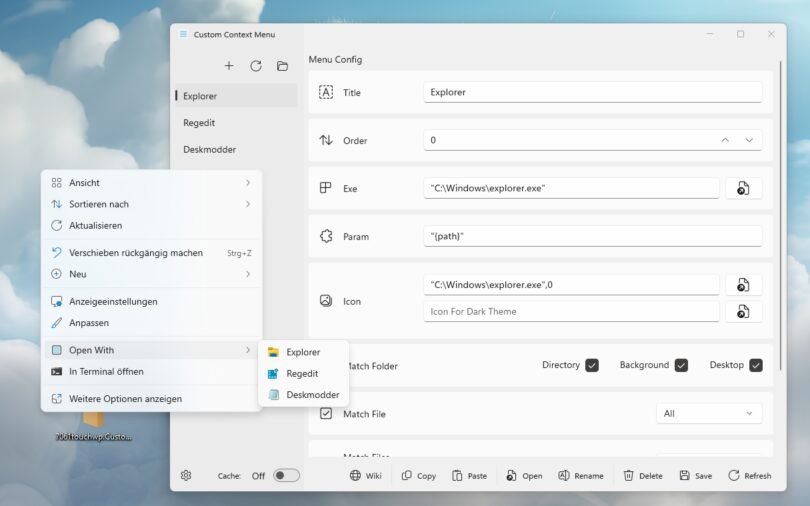 Windows 11 Kontextmenü selbst anpassen mit Custom Context Menu ...