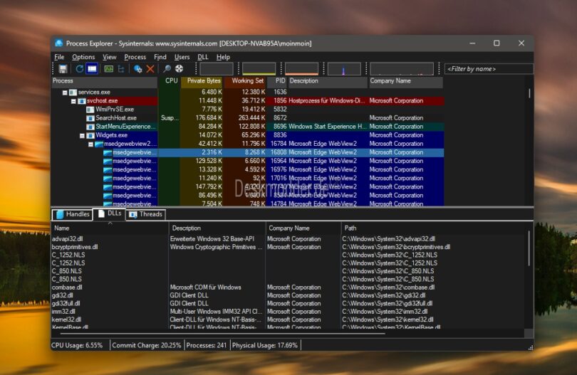 Sysinternals: Process Explorer 17.06 und ProcDump 3.3 for Linux sind ...