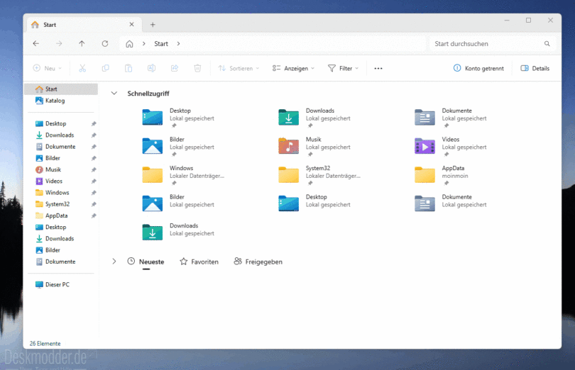 Windows 11 23H2 File Explorer view in Start is changed/improved ...