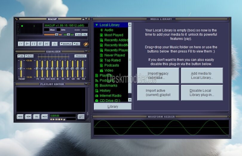 Winamp (WACUP) 1.99.15.19320 als öffentliche Preview erschienen - Deskmodder.de